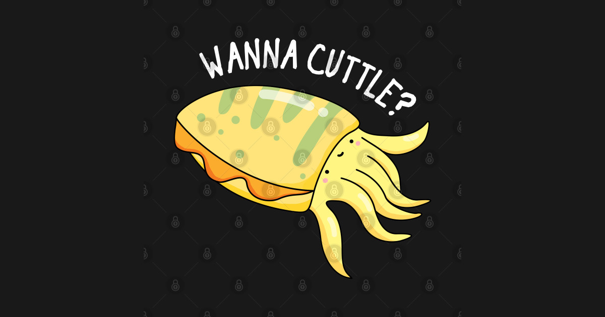 Let's Cuttle Cute Cuttlefish Pun - Cuttlefish Pun - T-Shirt | TeePublic