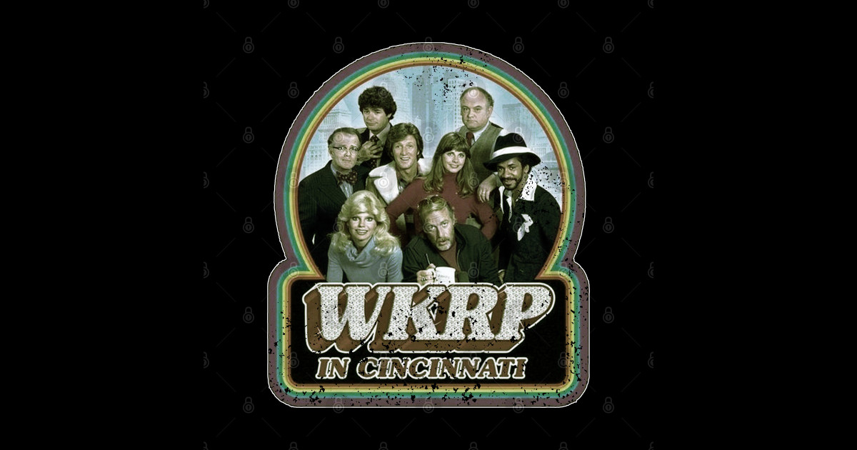 Wkrp vincinnati retro - Wkrp In Cincinnati - Sticker | TeePublic