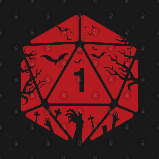 Dungeon Armory Halloween Special Spooky Polyhedral D20 Dice - Critical ...