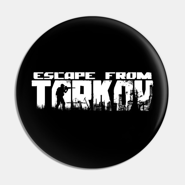 Escape from Tarkov - Escape From Tarkov Logo Game - Pin | TeePublic