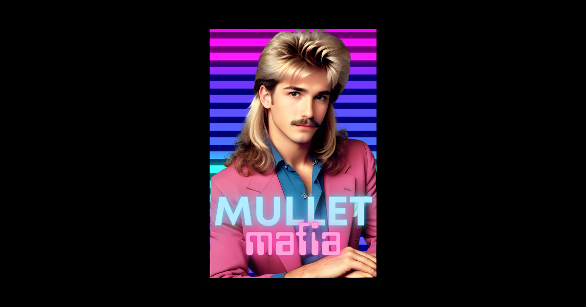 Mullet Mafia - Mullet - Sticker | TeePublic