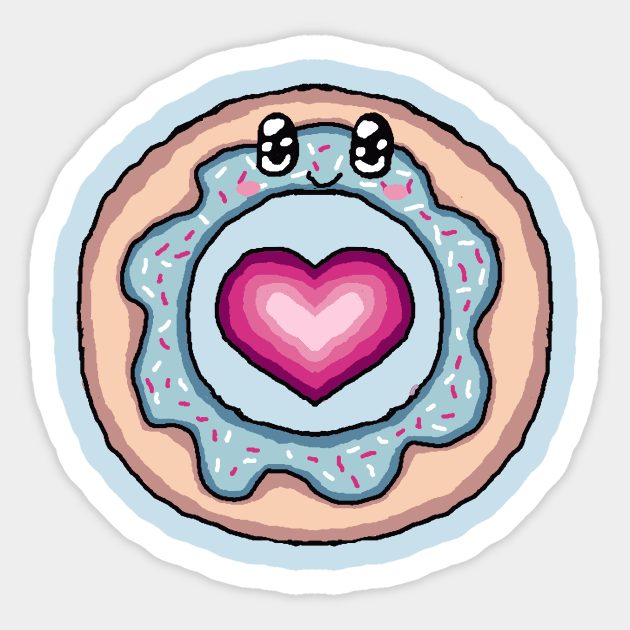 Cute Donut - Donut - Sticker | TeePublic