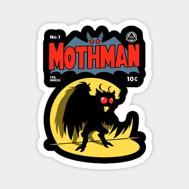 Mothman Logo - Mothman - Magnet | TeePublic