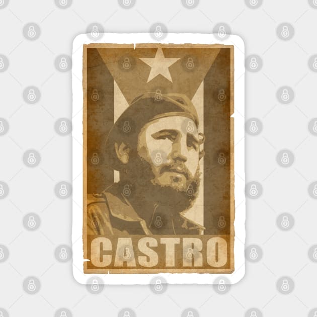 Fidel Castro Propaganda Poster - Fidel - Magnet | TeePublic
