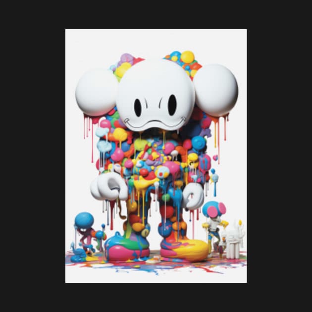 Kaws Hypebeast Duck - Kaws Hypebeast Duck Hype Watercolor - T-Shirt ...