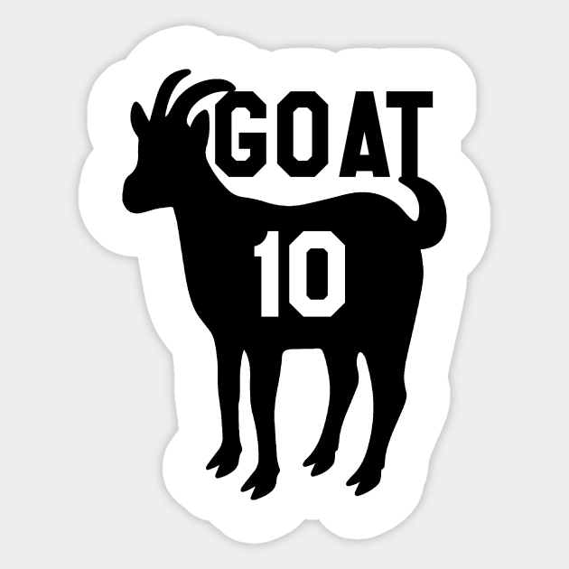 Lionel Messi The GOAT - Lionel Messi The Goat - Sticker | TeePublic