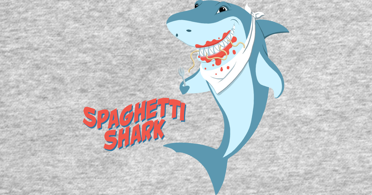 Spaghetti Shark - Spaghetti Lover - T-Shirt | TeePublic