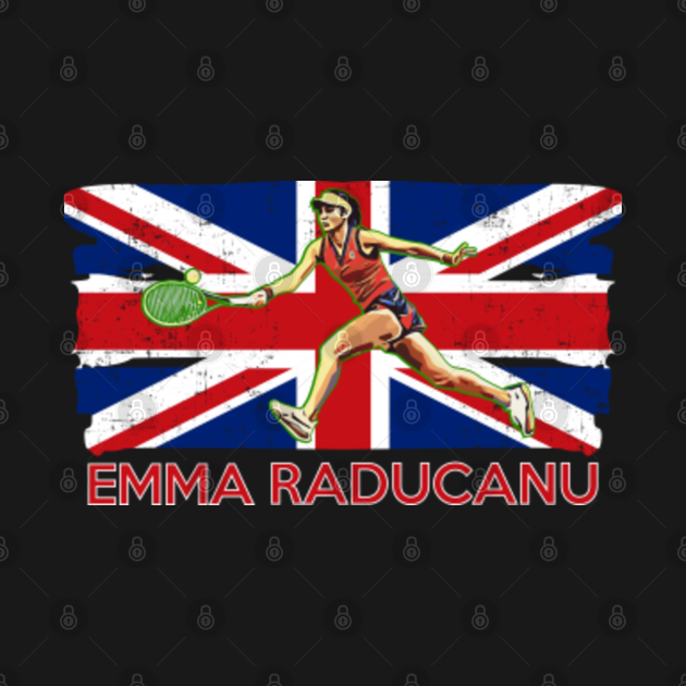 Emma Raducanu UK Tennis Grand Slam Champion - Raducanu - T-Shirt sold ...