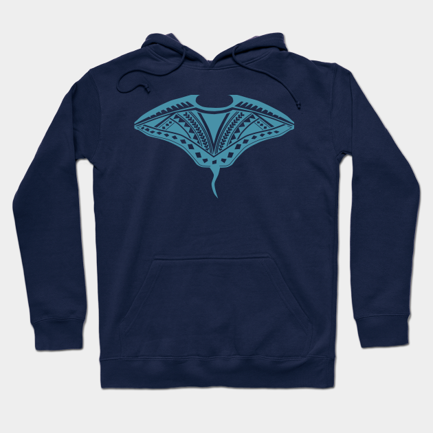 Manta Ray - Manta Moana - Hoodie | TeePublic