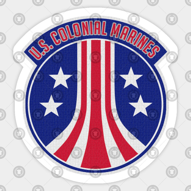 US Colonial Marines Patch - Aliens - Sticker | TeePublic