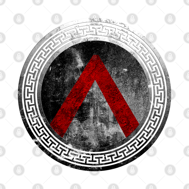 Spartan Warrior Lambda Shield - Spartan - T-Shirt | TeePublic