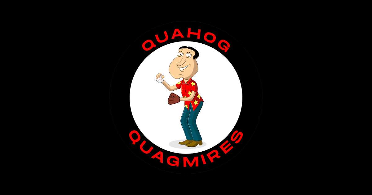 Quahog Quagmires Baseball Team - Quagmire - Sticker | TeePublic