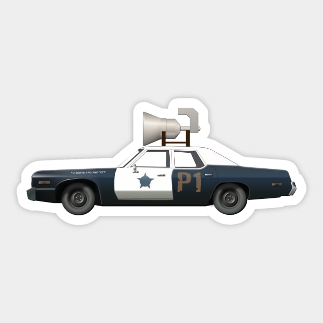 Bluesmobile - Blues Brothers - Sticker | TeePublic