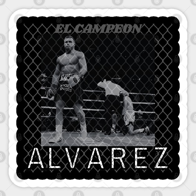 Canelo Alvarez El Campeon - Canelo Alvarez - Sticker | TeePublic