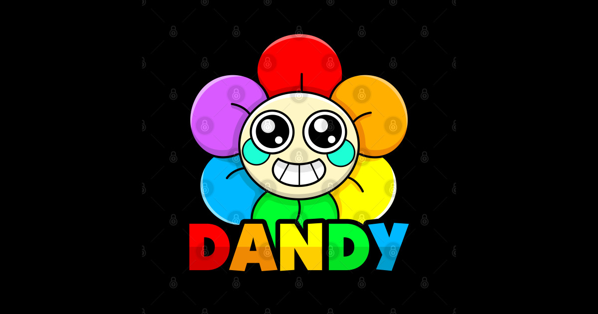 Dandys World Flower - Dandys World Game - Magnet | TeePublic