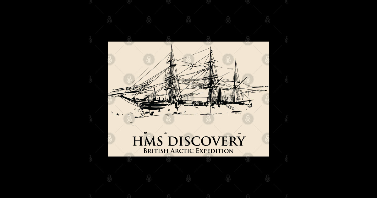 HMS Discovery - British Artic Expedition - Hms Discovery - Posters and ...