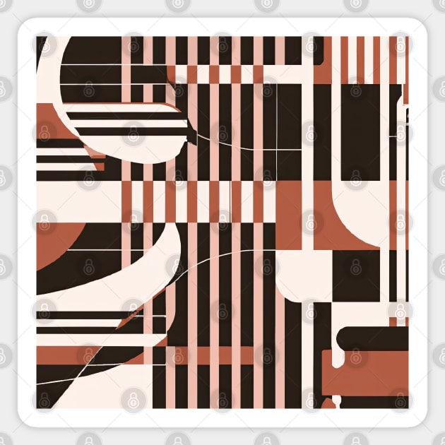 Art Deco Symmetry - 1920 - Sticker | TeePublic