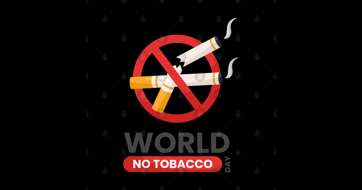 world no tobacco day - Tobacco - Sticker | TeePublic