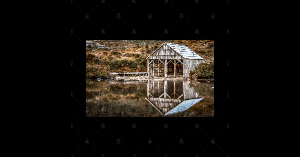 The Boatshed, Dove Lake, Cradle Mountain, Tasmania - Tasmania - Sticker ...