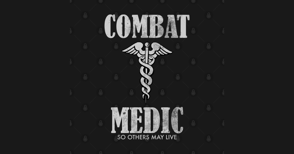 Combat Medic (distressed) - Military Medic Gift - T-Shirt | TeePublic