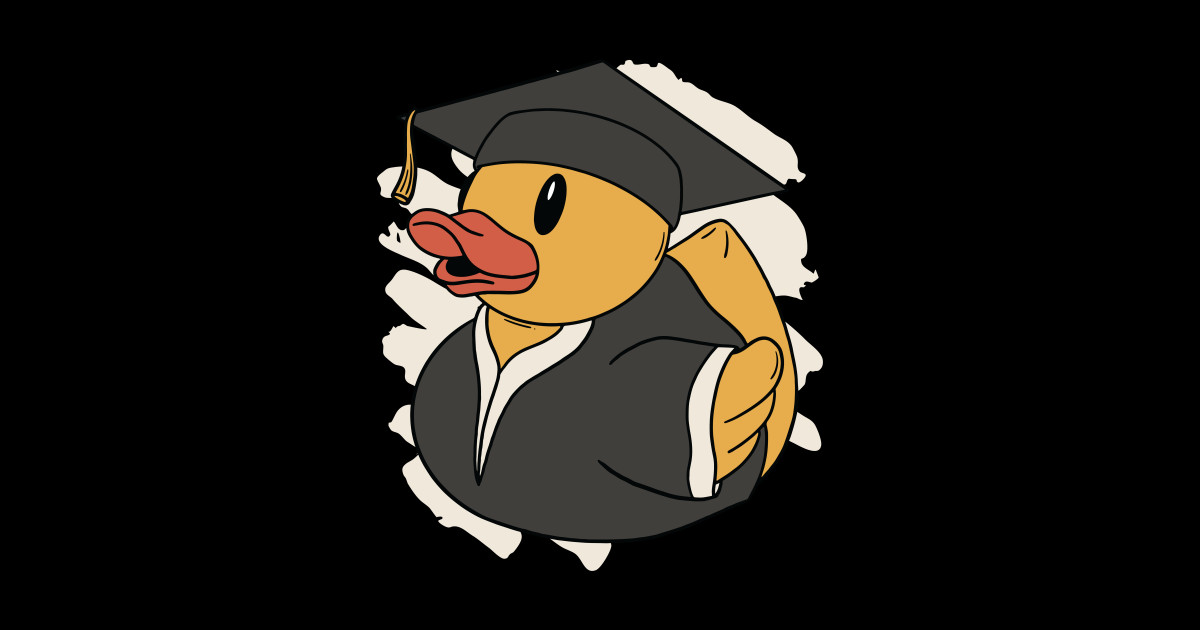 Cute Graduate Rubber Ducky Squeaky Duck Graduation Gift - Squeaky Duck ...
