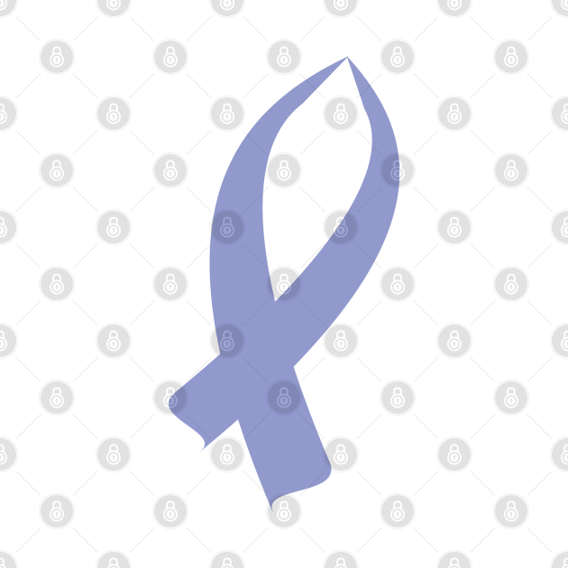 Awareness Ribbon (Periwinkle) - Awareness Ribbon - T-Shirt | TeePublic