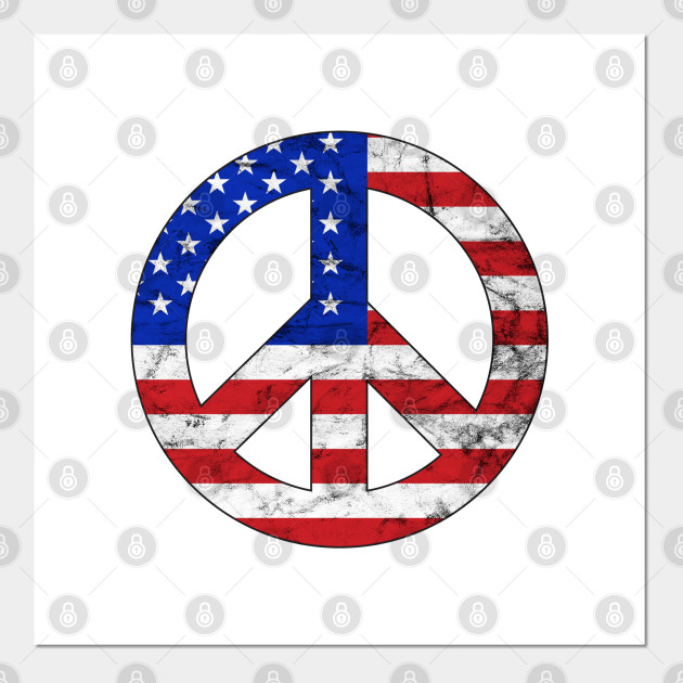 America Peace - Peace - Posters and Art Prints | TeePublic