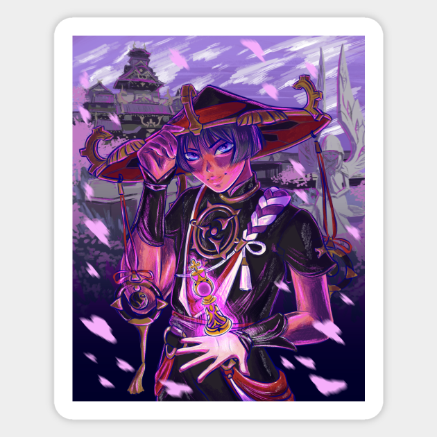 Scaramouche - Genshin Impact - Scaramouche - Sticker | TeePublic