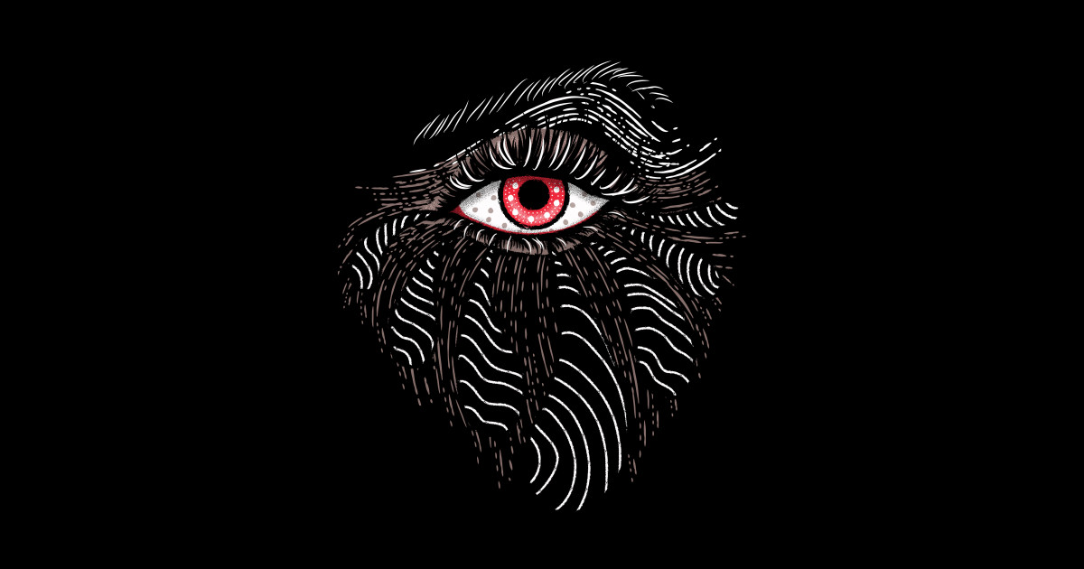 Red Eye With Black Tears - Red Eye - Sticker | TeePublic