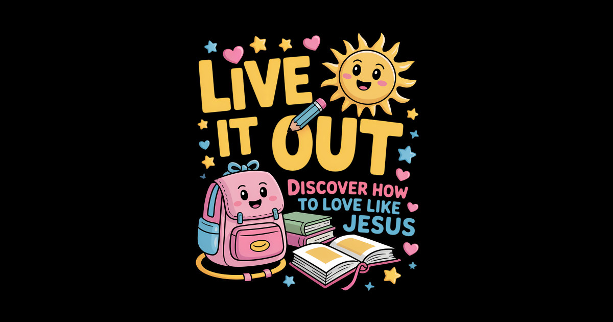 Bible School VBS 2025 Christian Youth Camp Live it Out - Christian ...