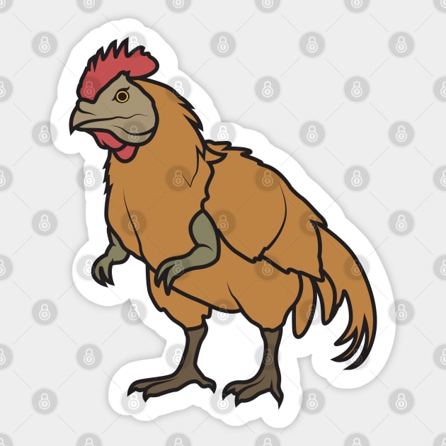 T-Rex Chicken - T Rex - Sticker | TeePublic