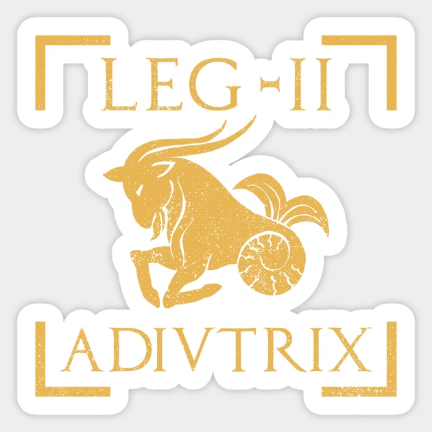 Legio II Adiutrix Capricorn Emblem Roman Legion - Vexillum - Sticker ...