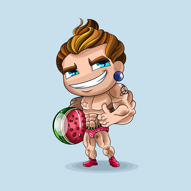 Jason Watermelon Speedo - Speedo Anime Chibi Muscles - Phone Case ...