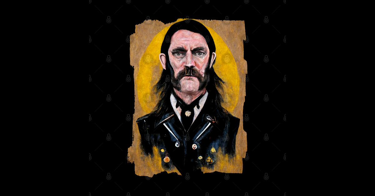 Portrait Of Lemmy - Lemmy - Sticker | TeePublic