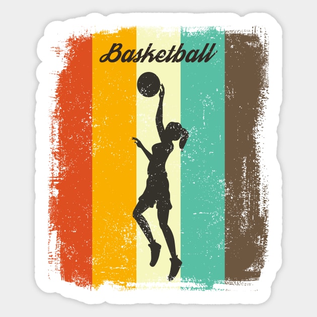 Basketball Player Retro 70s Vintage Baller Women Gift - Basketball ...