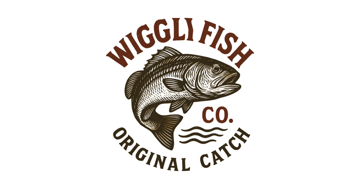 Wiggly Fish Co. – Original Catch - Wiggly Fish - T-Shirt | TeePublic