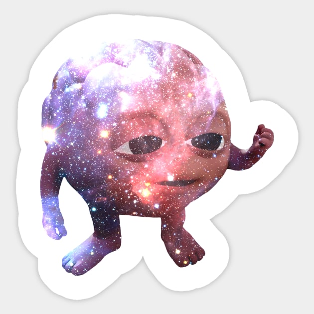 GALAXY BRAIN - Lil Dicky Brain - Sticker | TeePublic
