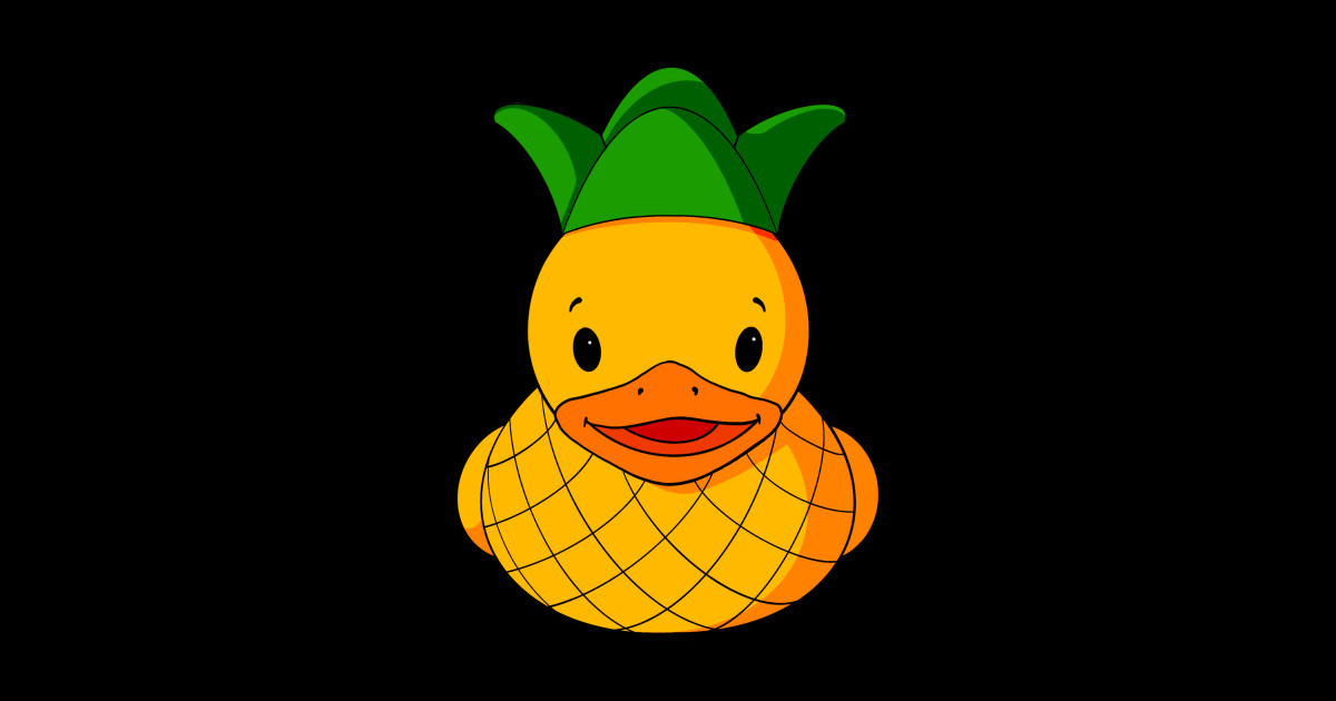 Pineapple Rubber Duck - Pineapple - Posters and Art Prints | TeePublic