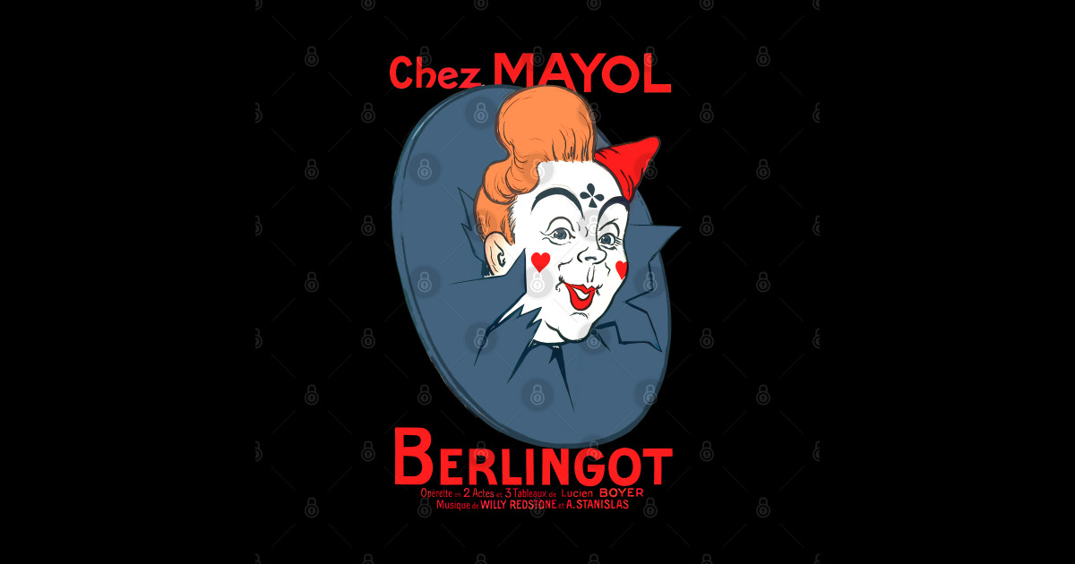 Chez Mayol - Vintage Paris Cabaret - Cabaret - Sticker | TeePublic