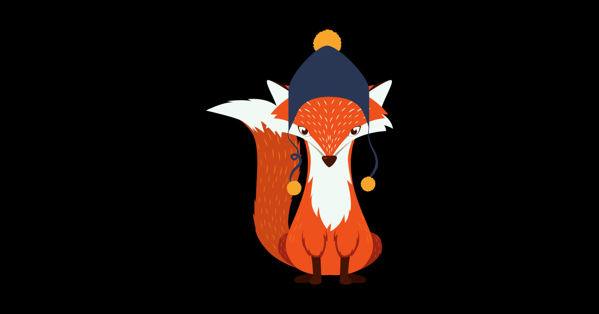 Woodland Fox, 'Crisp Day' - Fox - Sticker | TeePublic