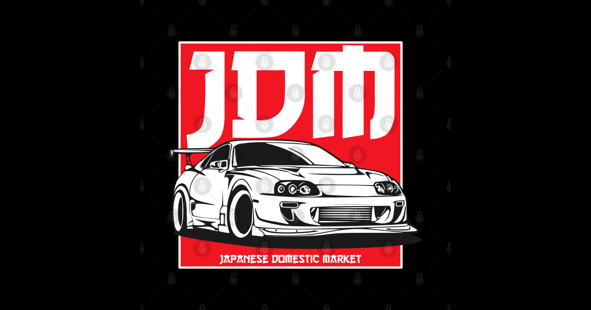 Supra 2JZ JDM Badge Tuning 90s Car - Toyota Supra - Posters and Art ...