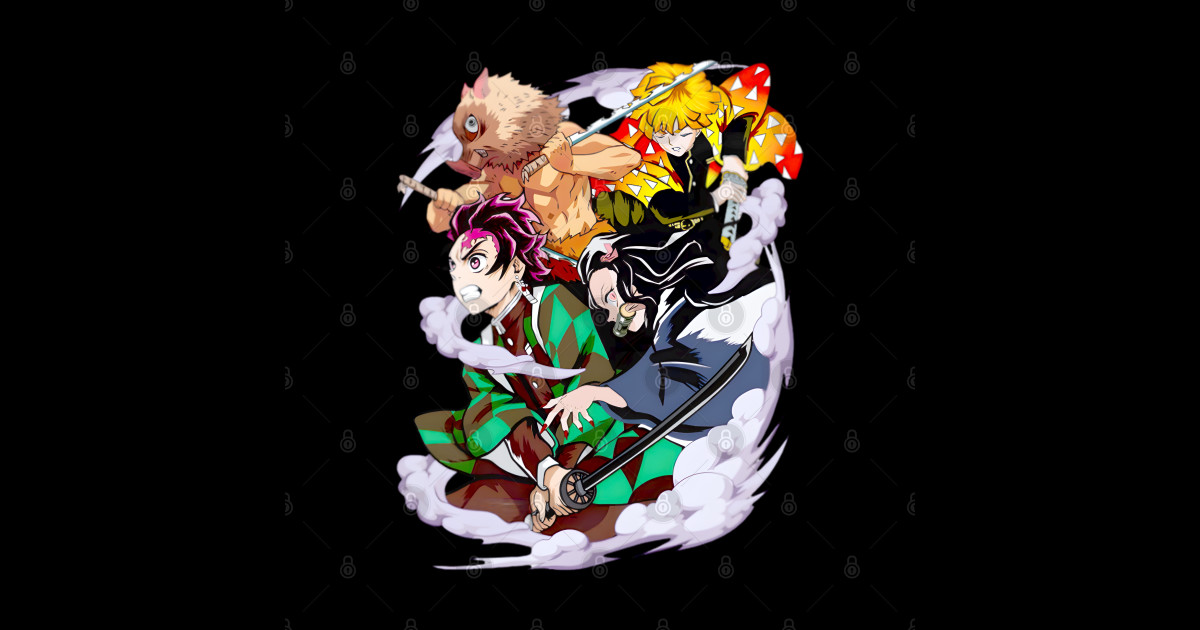 Demon Slayer Corps: Tanjiro, Nezuko, Zenitsu, Inosuke Unite!|PERFECT ...
