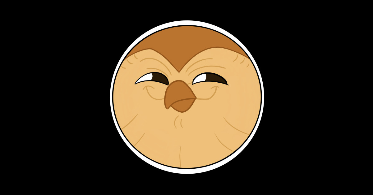 Smug hooty - The Owl House - Sticker | TeePublic