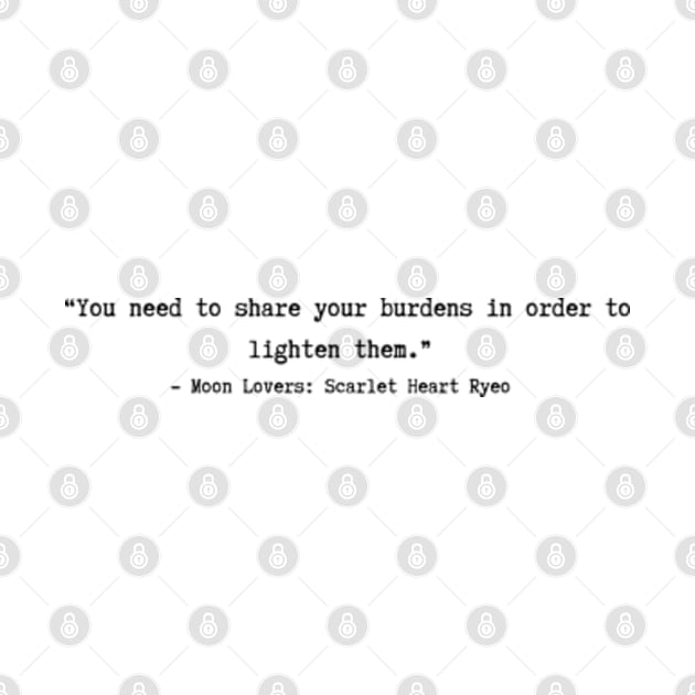 Moon Lovers Scarlet Heart Ryeo Quotes Moon Lovers Scarlet Heart Ryeo T Shirt Teepublic