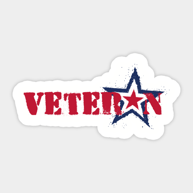 Veteran - Veteran - Sticker | TeePublic