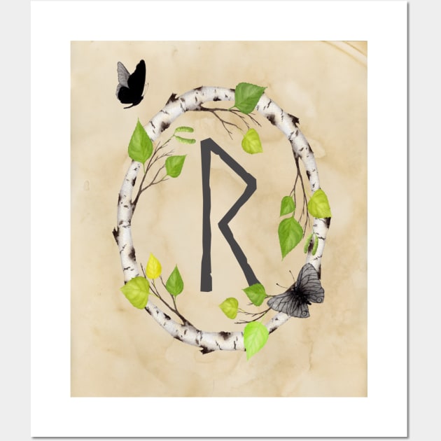 Raido Rune | Elder Futhark Norse Runes Alphabet Edit - Thurisaz Rune ...