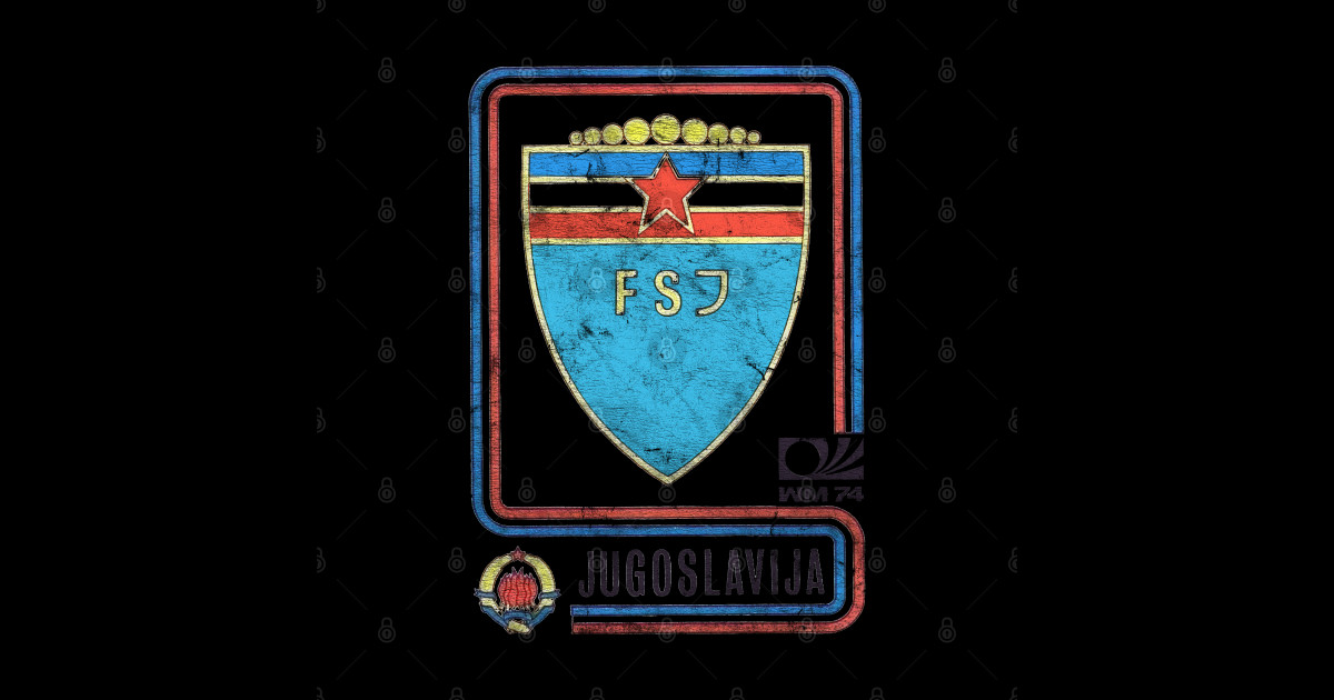 Yugoslavia / Vintage 70s Football Fan - Jugoslavija - Sticker | TeePublic