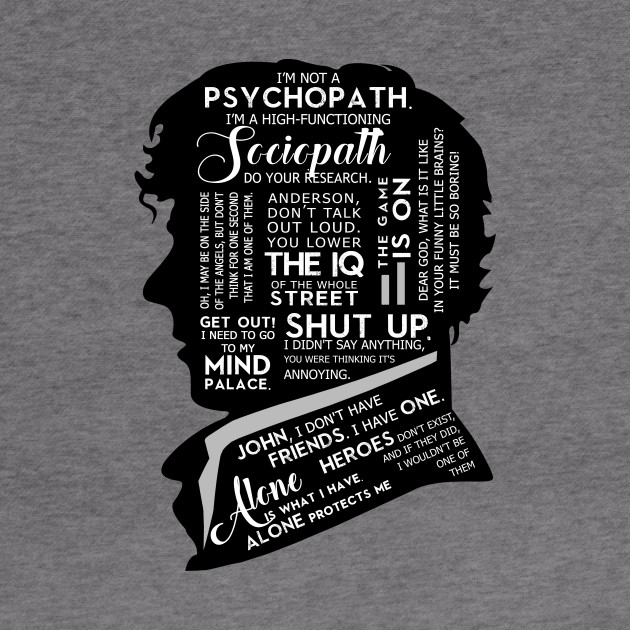 Sherlock Holmes Quotes - Sherlock - Hoodie | TeePublic