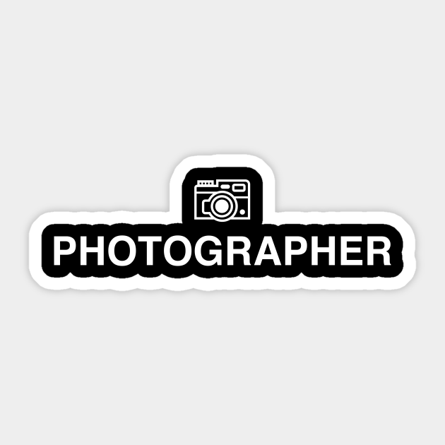 Photographer - Photographer - Sticker | TeePublic