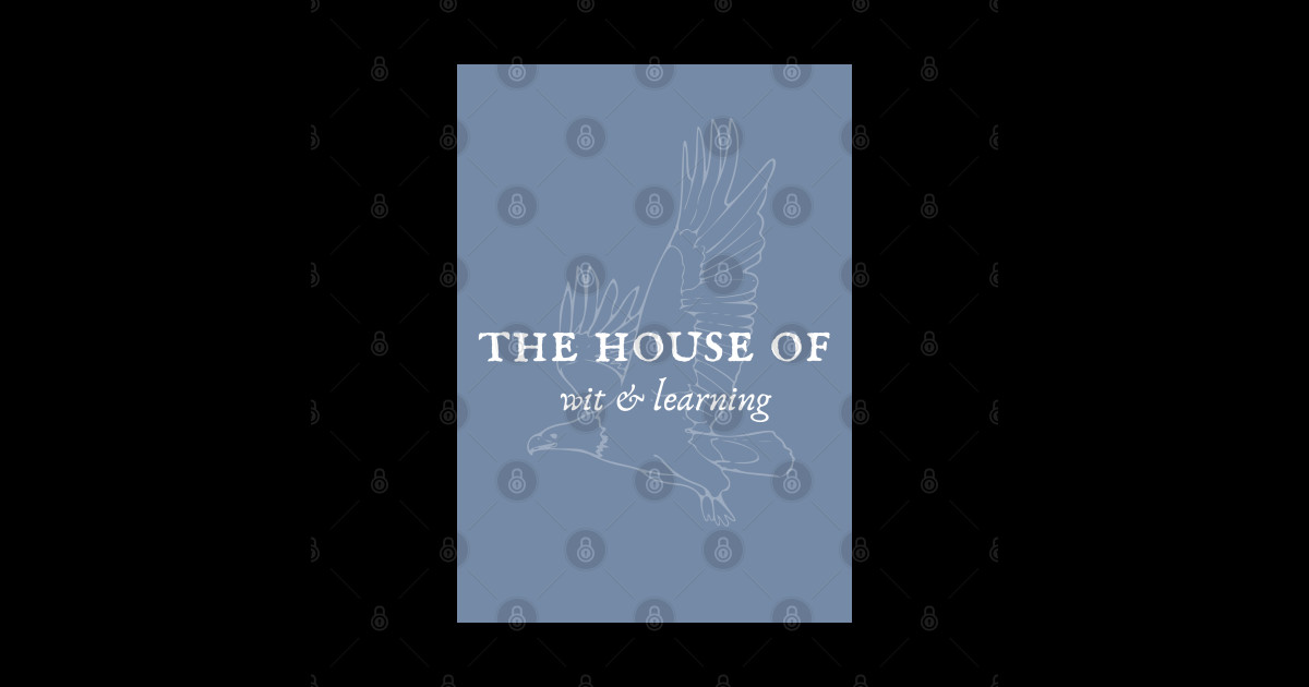 The house of wit and learning - Wit - Sticker | TeePublic